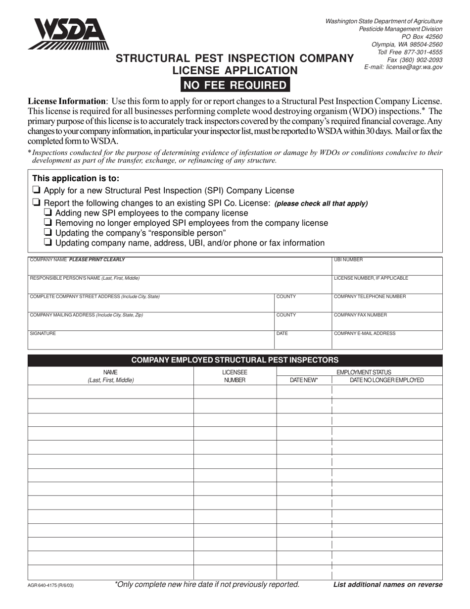 Form AGR640-4175 - Fill Out, Sign Online and Download Printable PDF ...