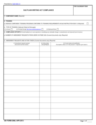 DD Form 2960 - Fill Out, Sign Online and Download Fillable PDF ...