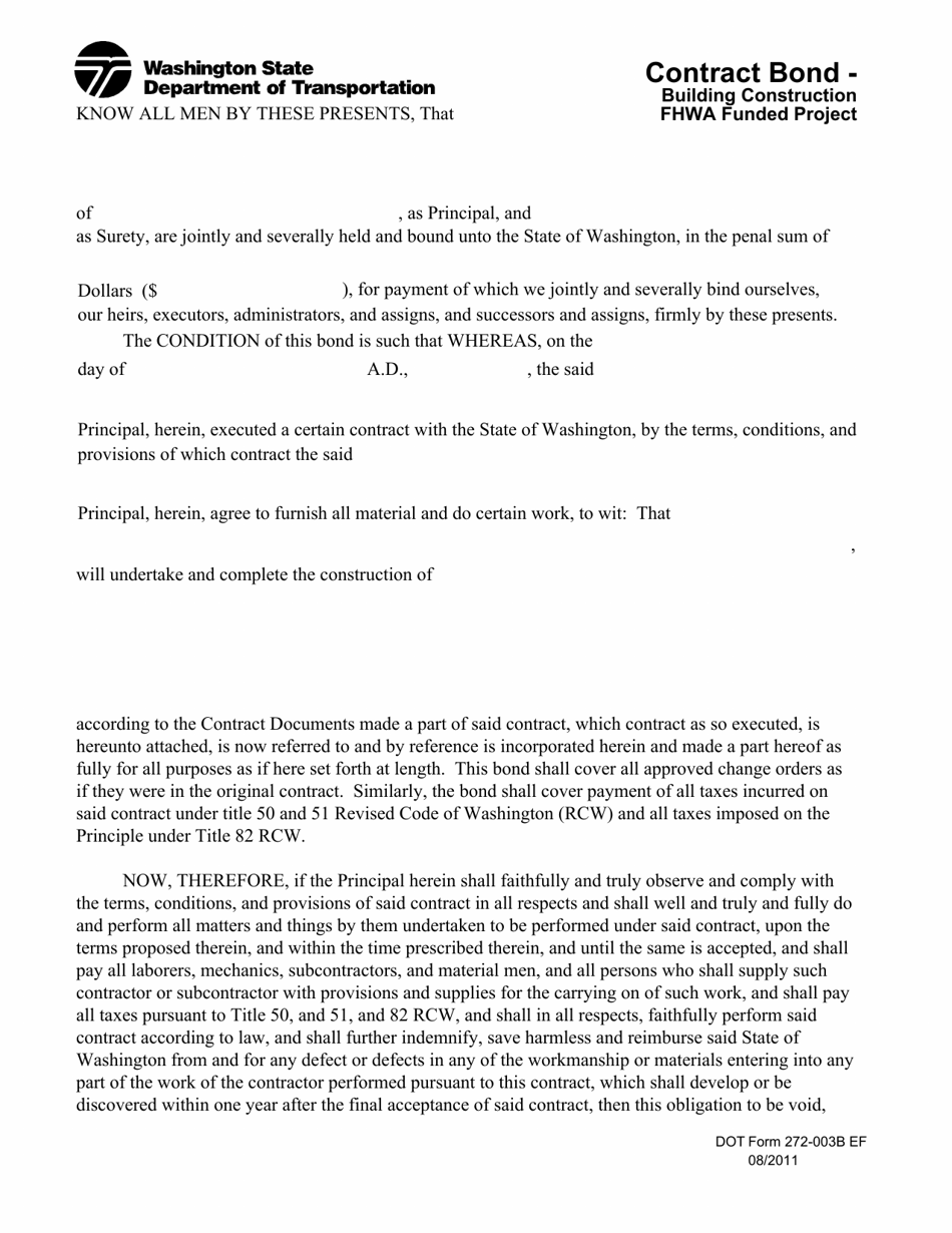 DOT Form 272-003B - Fill Out, Sign Online and Download Fillable PDF ...