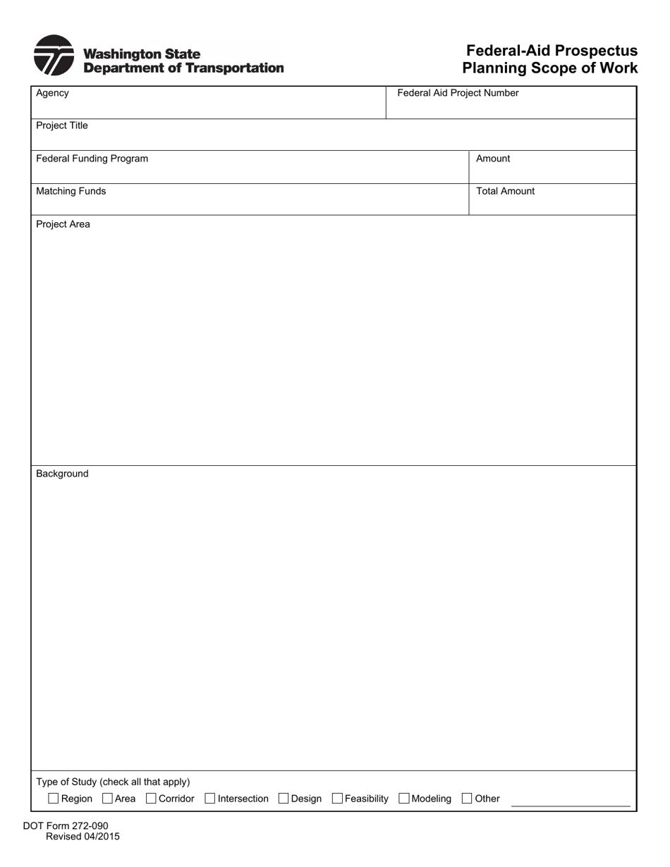 DOT Form 272-090 - Fill Out, Sign Online and Download Fillable PDF ...