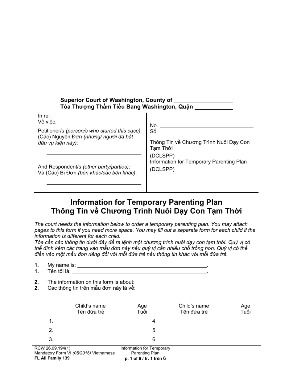 Form FL All Family139 - Fill Out, Sign Online and Download Printable ...