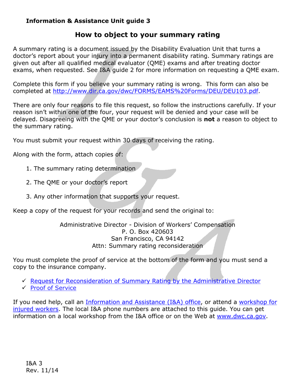Form I&A3 - Fill Out, Sign Online and Download Printable PDF ...