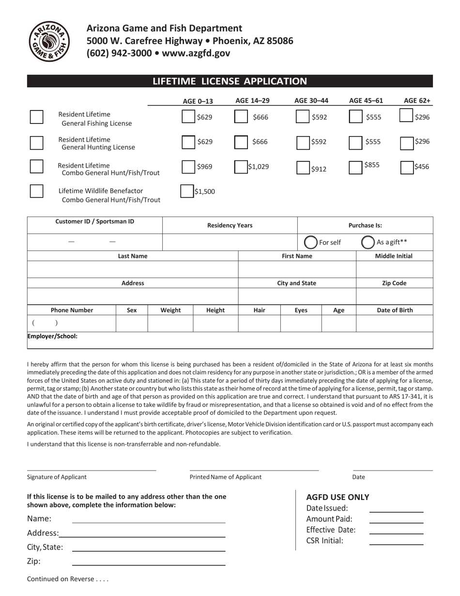 Form 2042 - Fill Out, Sign Online and Download Fillable PDF, Arizona ...