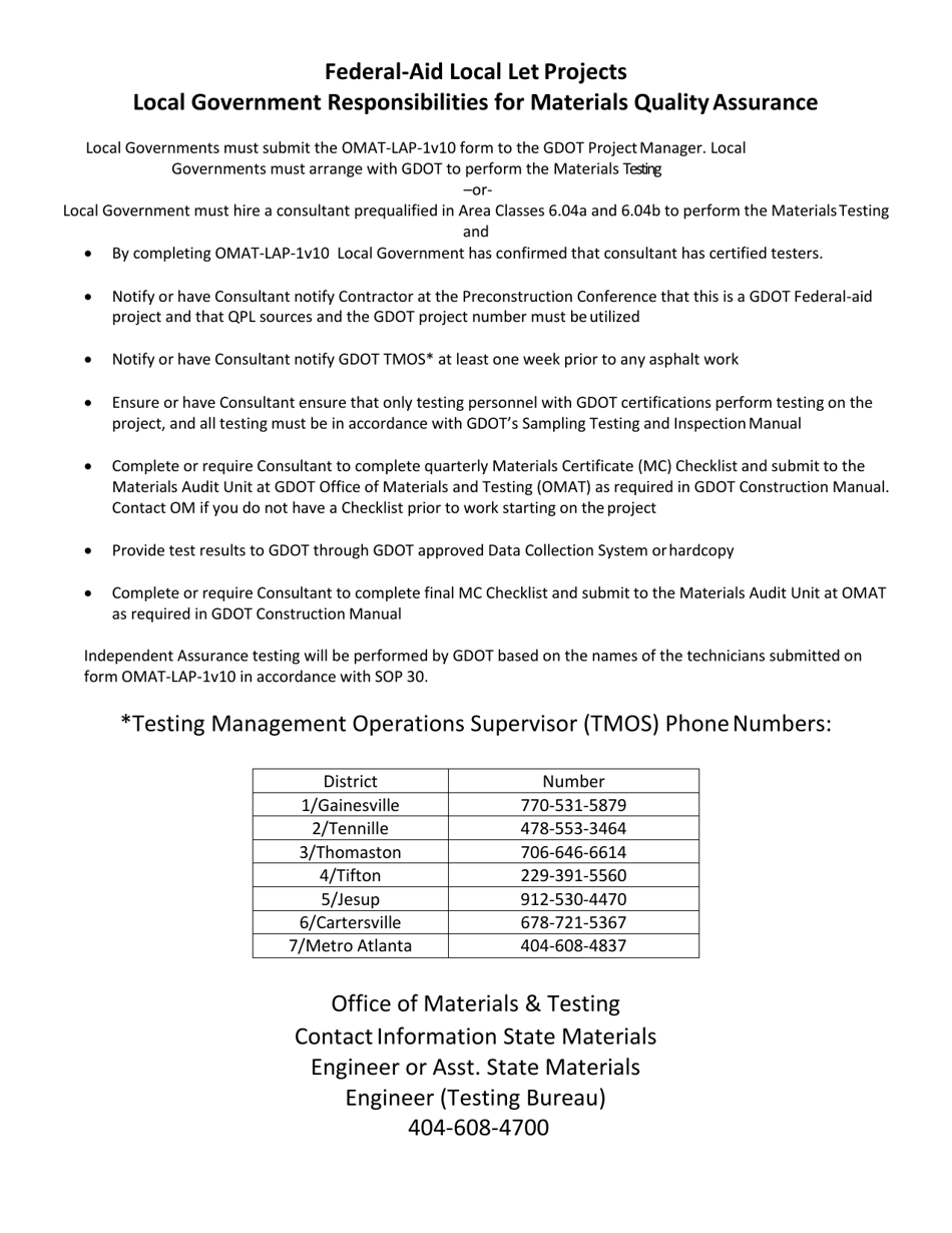 Form OMAT-LAP-1 - Fill Out, Sign Online and Download Printable PDF ...