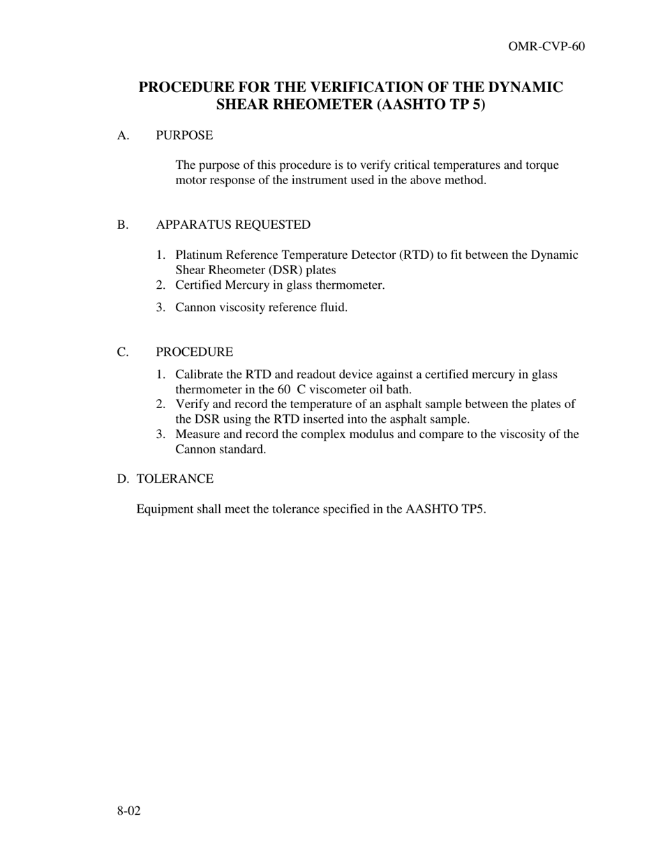 Form OMR-CVP-60 - Fill Out, Sign Online and Download Printable PDF ...