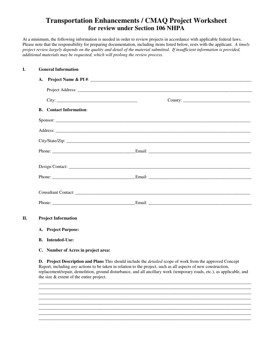 Georgia (United States) Transportation Enhancements/Cmaq Project ...