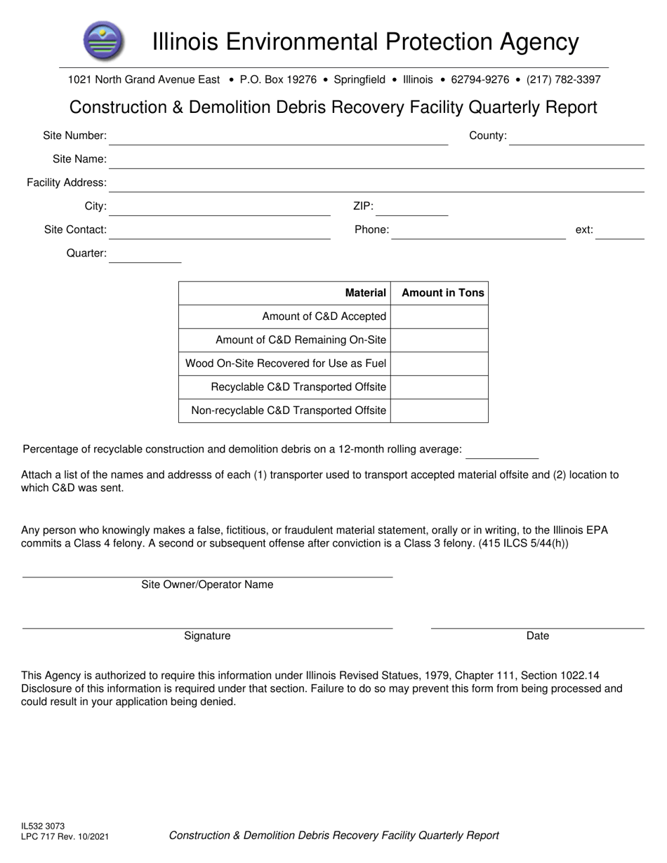 Form IL532 3073 (LPC717) - Fill Out, Sign Online and Download Fillable ...
