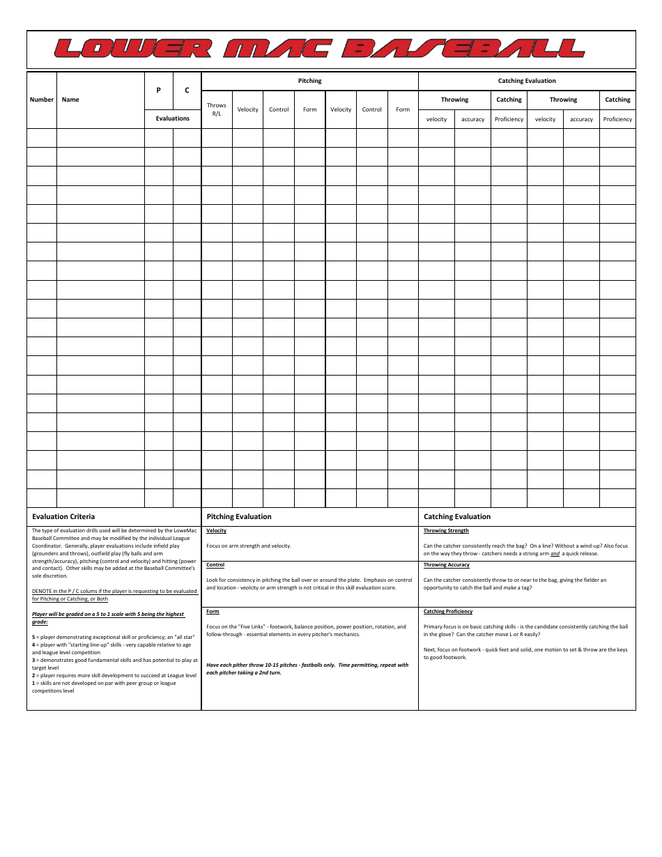 Softball Tryout Form Printable Softball Tryout Waiver Form Fill 