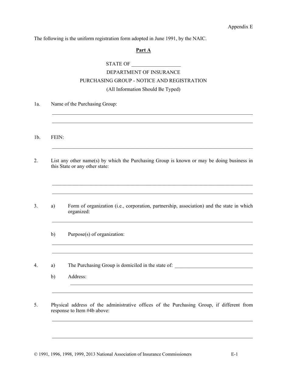 Vermont Naic Risk Purchasing Group Application - Fill Out, Sign Online ...