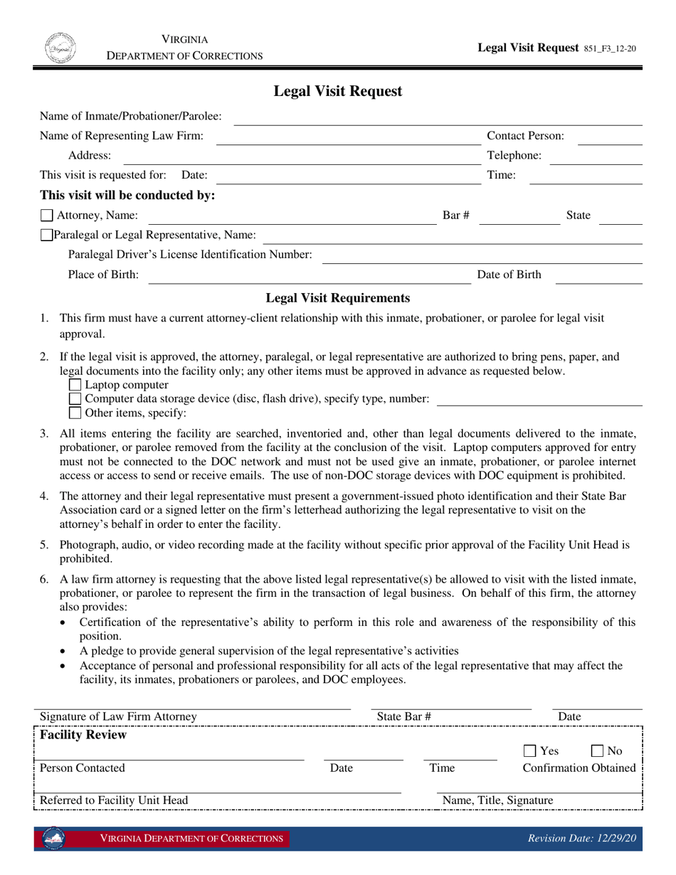 Form 3 - Fill Out, Sign Online and Download Printable PDF, Virginia ...