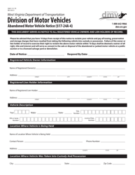 Form DMV-131-TR - Fill Out, Sign Online and Download Fillable PDF, West ...