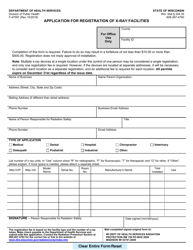 Form F-82 Download Fillable PDF or Fill Online Application for One Year ...