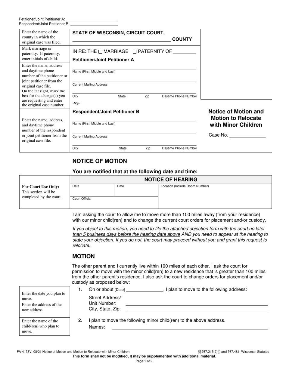 Form FA-4178V - Fill Out, Sign Online and Download Printable PDF ... Form FA-4178V - Fill Out, Sign Online and Download Printable PDF ...