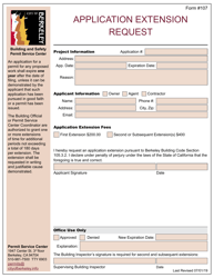 Form 107 Download Fillable PDF or Fill Online Application Extension ...