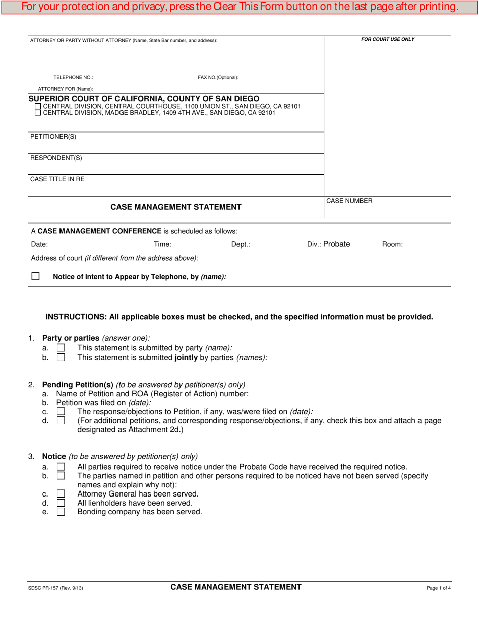 Form PR-157 - Fill Out, Sign Online and Download Fillable PDF, County ...