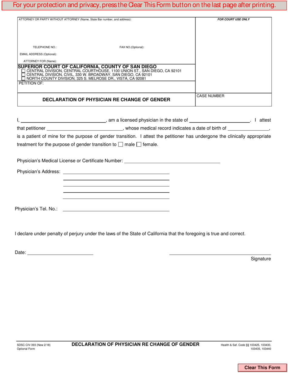 Form CIV-393 - Fill Out, Sign Online and Download Fillable PDF, County ...