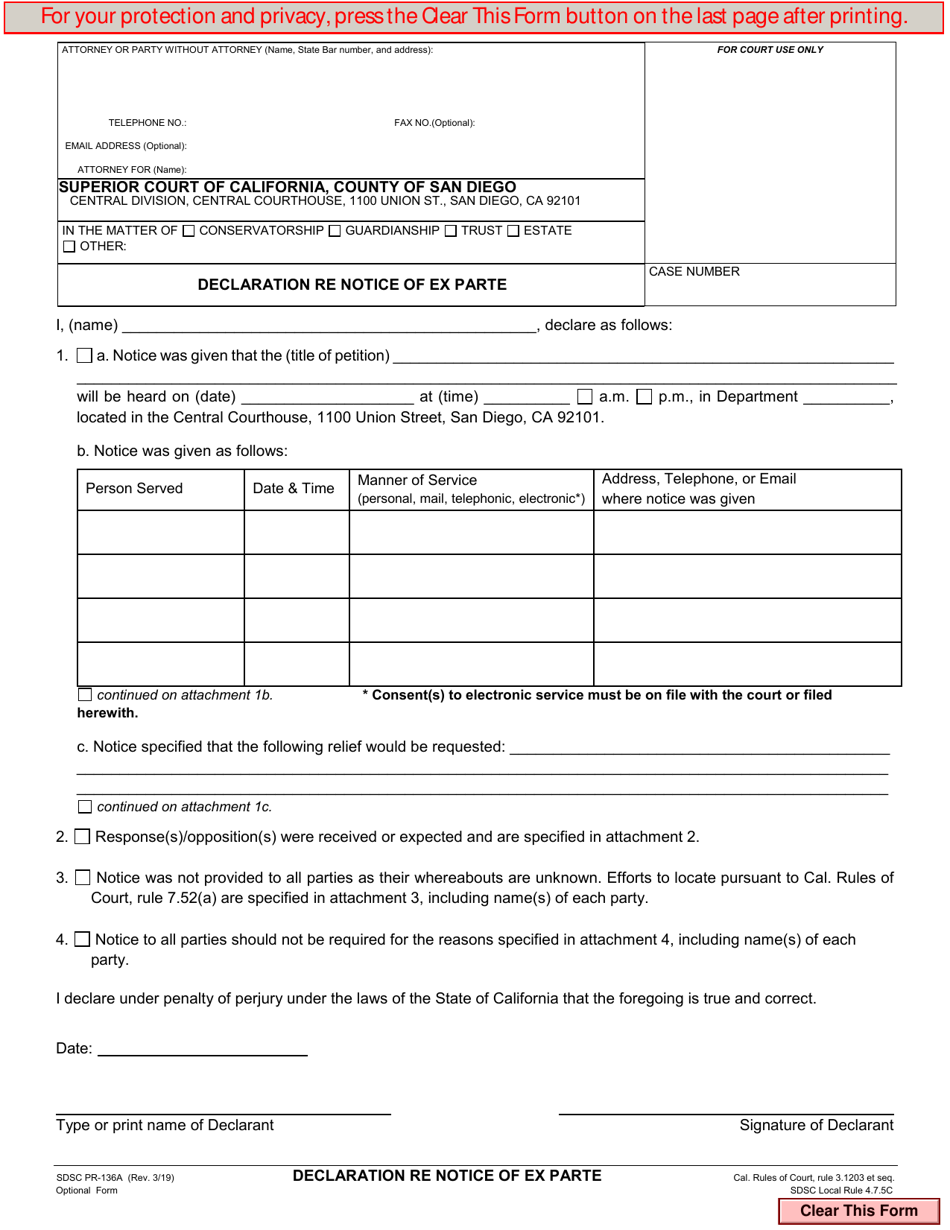 Form PR-136A - Fill Out, Sign Online and Download Fillable PDF, County ...