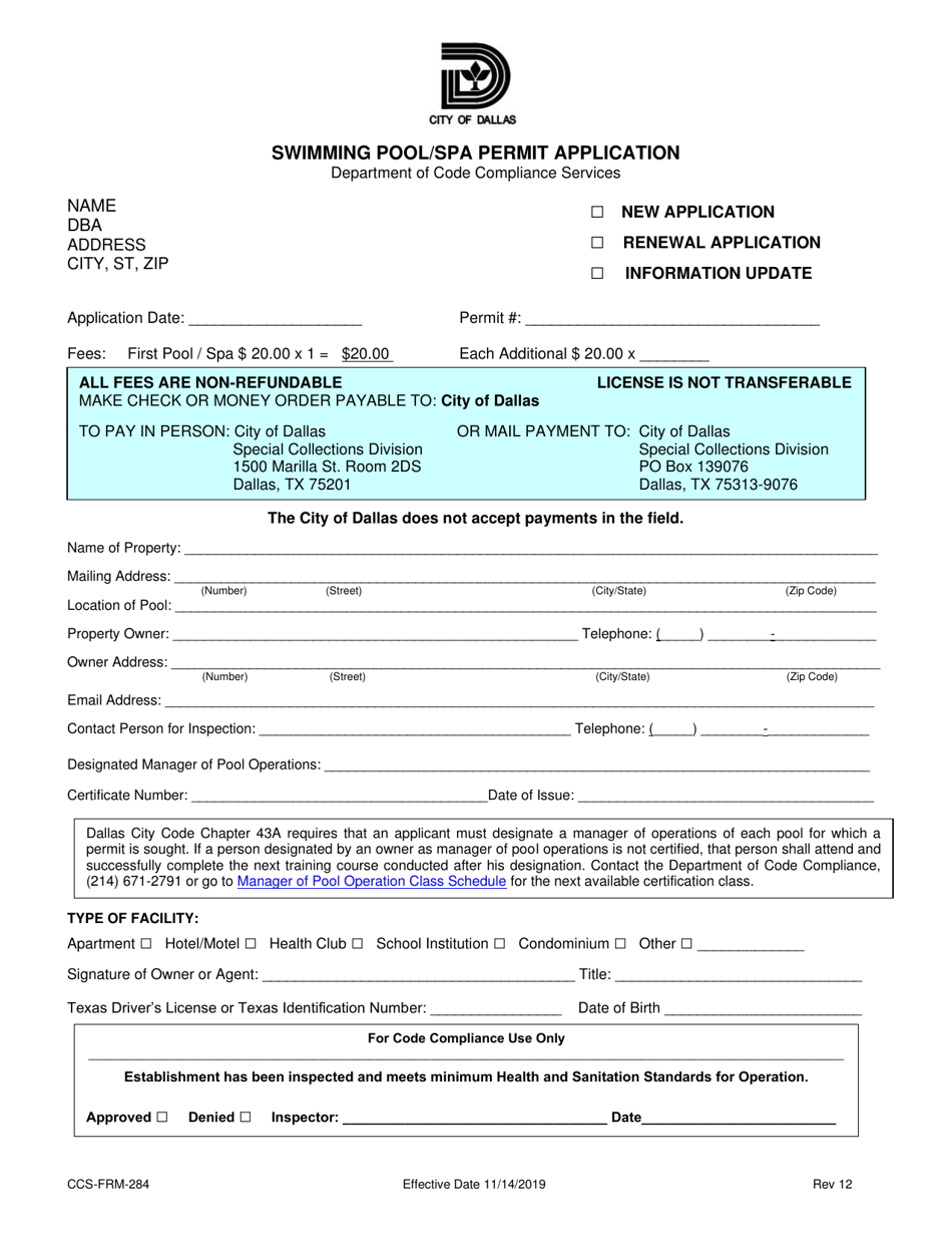 Form CCS-FRM-284 - Fill Out, Sign Online and Download Printable PDF ...