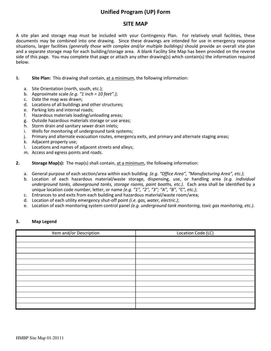 Mono County, California Hmbp Site Map - Fill Out, Sign Online and ...