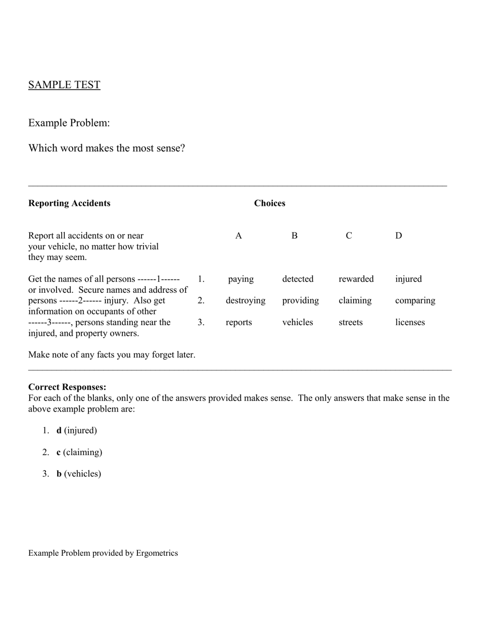 West Virginia State Trooper Exam Sample Questions - Fill Out, Sign ...