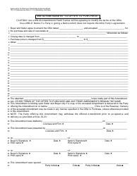 Form WB-40 Download Printable PDF or Fill Online Amendment to Offer to ...