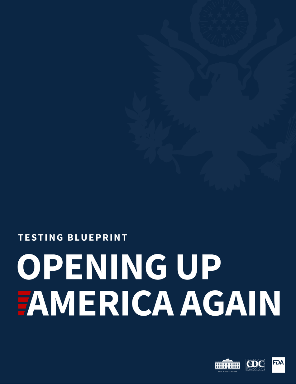 Opening up America Again - Testing Blueprint - Fill Out, Sign Online ...
