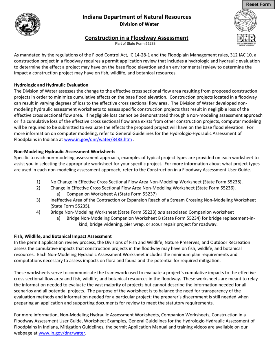 State Form 55233 - Fill Out, Sign Online and Download Fillable PDF ...