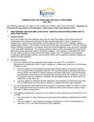 Iowa Annual Tuberculosis Screening Questionnaire Download Printable PDF ...