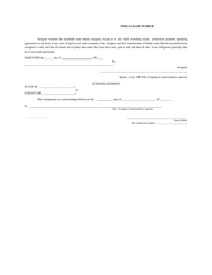 New Mexico Assignors Acknowledgment Download Printable PDF | Templateroller