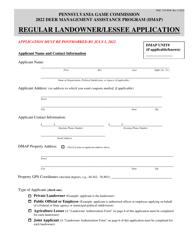 2023 Louisiana Application Form - Deer Management Assistance Program ...