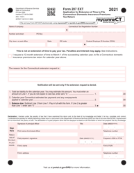 Form 207 EXT Download Printable PDF or Fill Online Application for ...