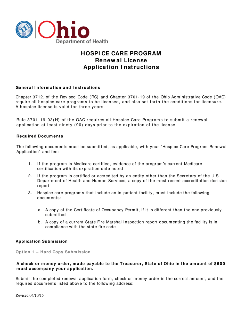 Form HEA8010 - Fill Out, Sign Online and Download Fillable PDF, Ohio ...