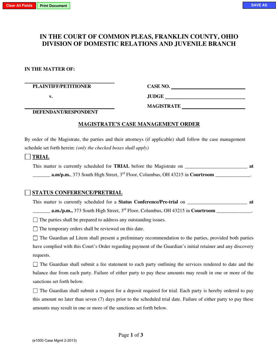 Form E1000 - Fill Out, Sign Online and Download Fillable PDF, Franklin ...