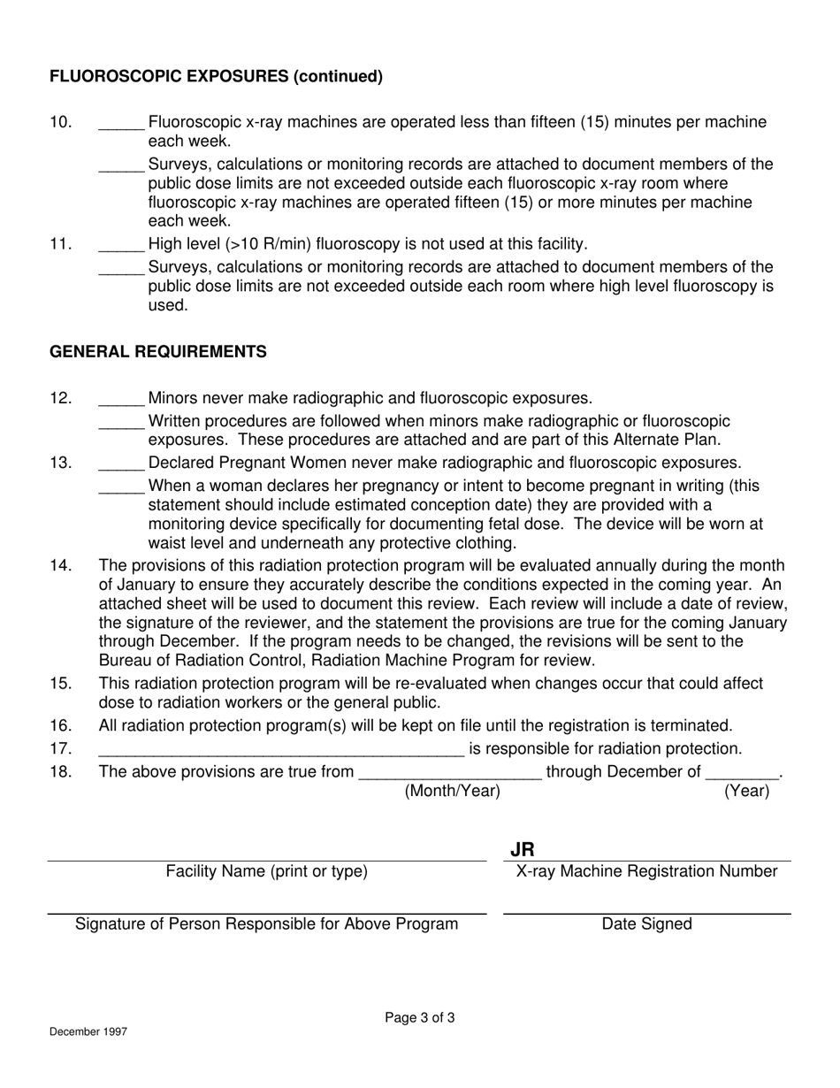 Florida Radiation Protection Program for Mammography Registrants - Fill ... Florida Radiation Protection Program for Mammography Registrants - Fill ...