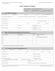 Form DS1235A Download Fillable PDF or Fill Online Family Financial ...