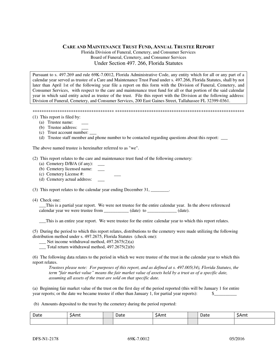 Form DFS-N1-2178 - Fill Out, Sign Online and Download Printable PDF ...