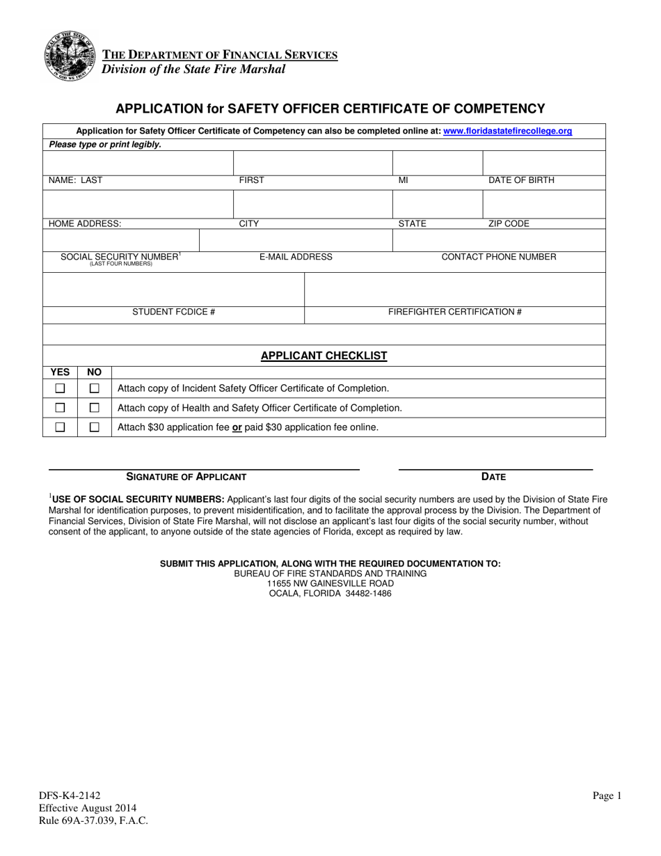Form DFS-K4-2142 - Fill Out, Sign Online and Download Printable PDF ...