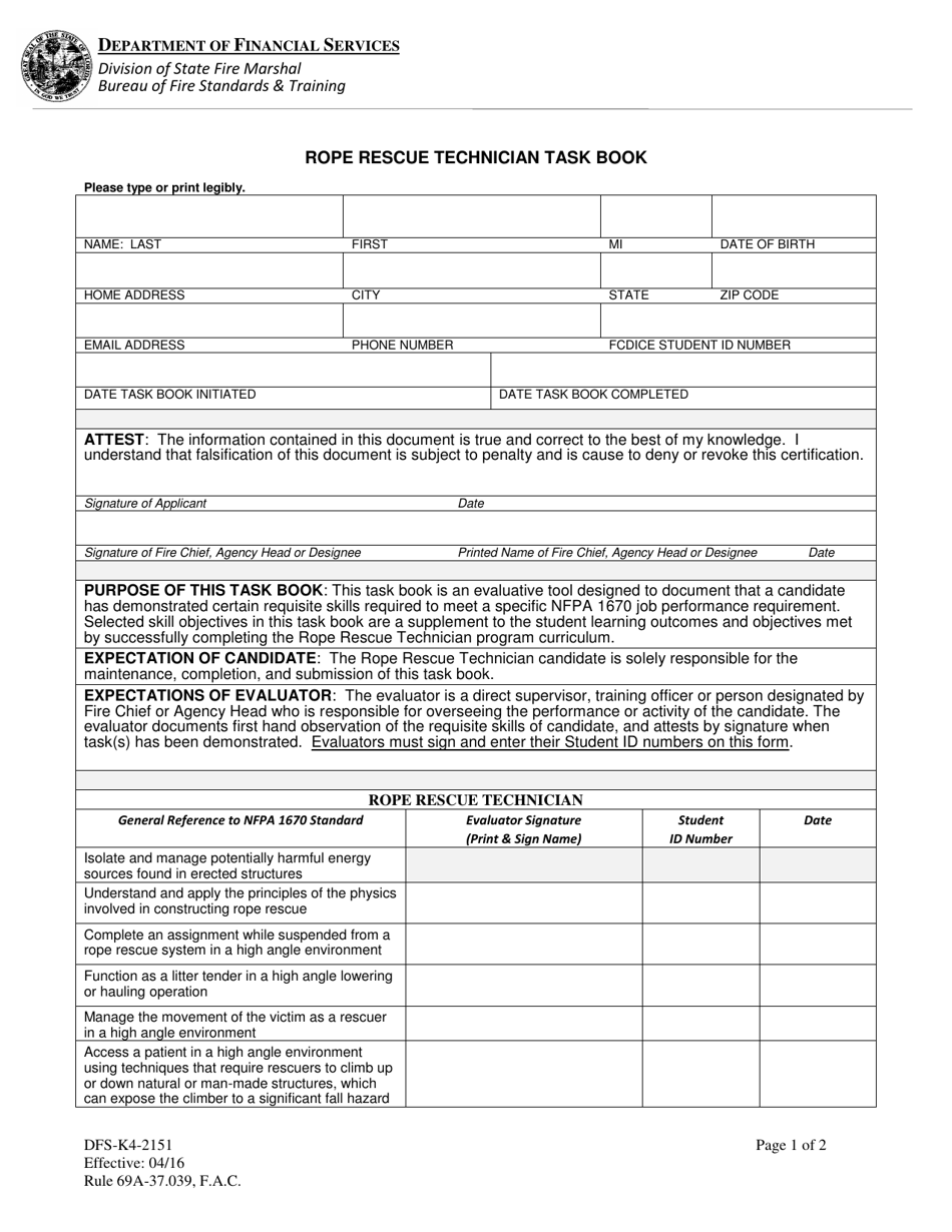 Form DFS-K4-2151 - Fill Out, Sign Online and Download Printable PDF ...