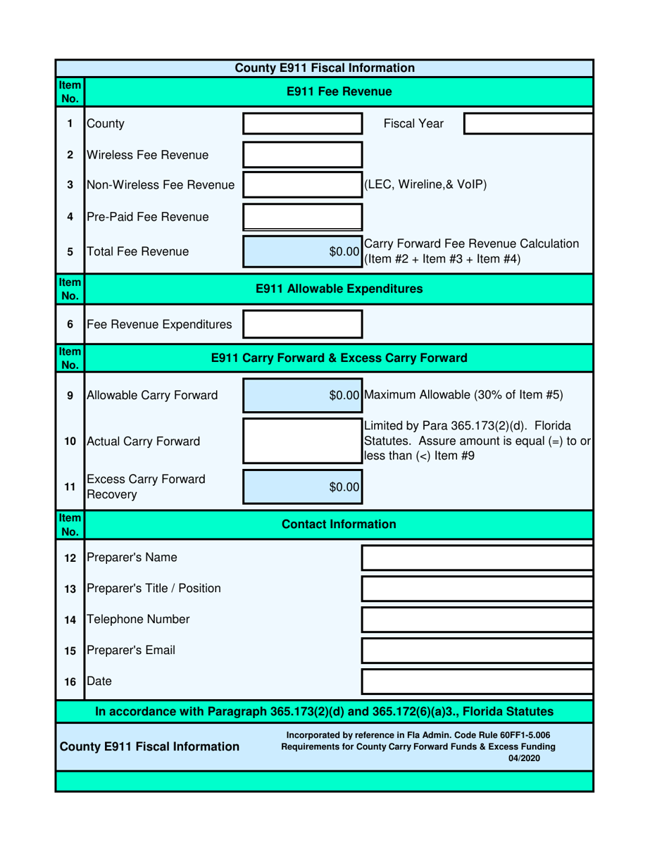 Form 6A - Fill Out, Sign Online and Download Printable PDF, Florida ...