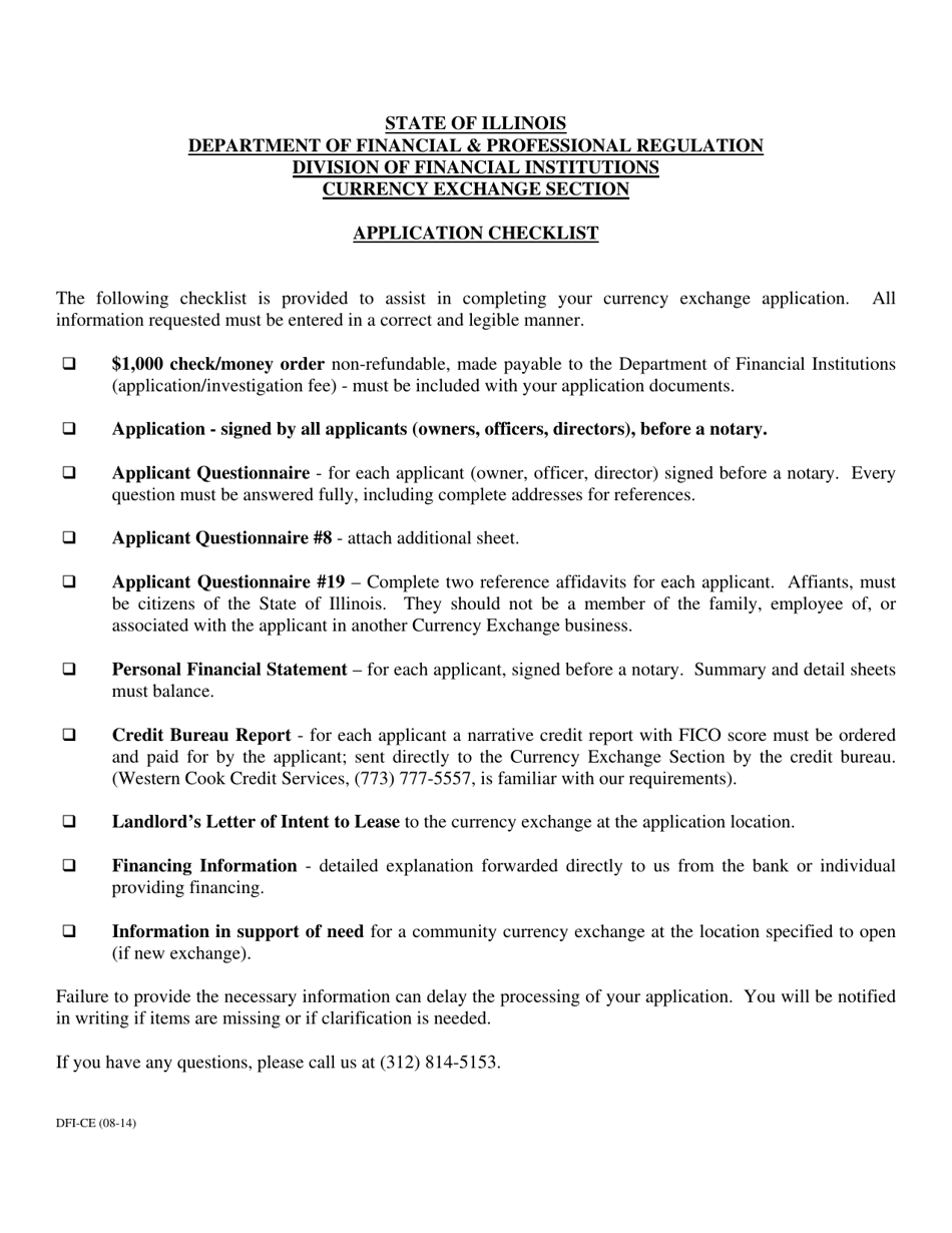 Form DFI-CE - Fill Out, Sign Online and Download Printable PDF ...