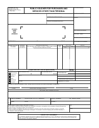 Form SF-1034 Download Fillable PDF or Fill Online Public Voucher for ...