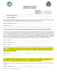 Okaloosa County, Florida Temporary Use Permit - Fill Out, Sign Online ...