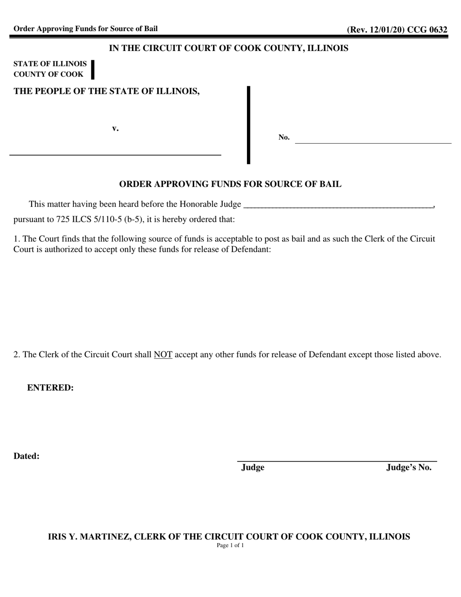 Form CCG0632 - Fill Out, Sign Online and Download Fillable PDF, Cook ...