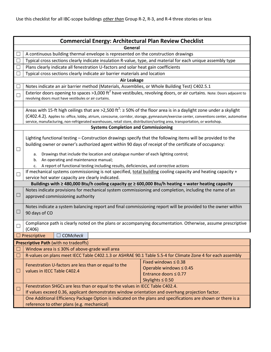 City of Philadelphia, Pennsylvania Commercial Energy Architectural Plan ...