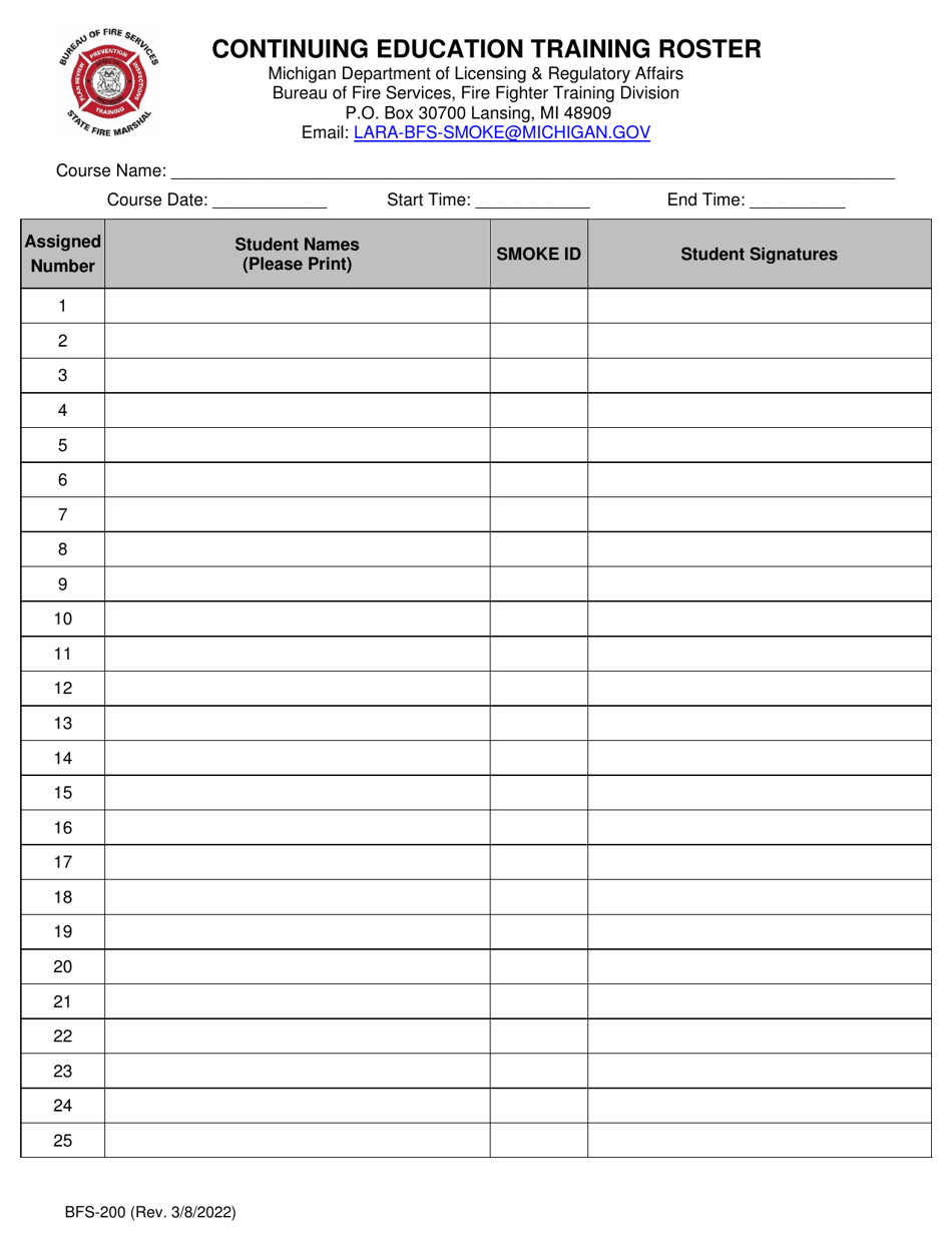 Form BFS-200 - Fill Out, Sign Online and Download Printable PDF ...