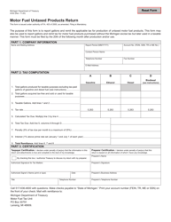 Form 4334 - Fill Out, Sign Online and Download Fillable PDF, Michigan ...