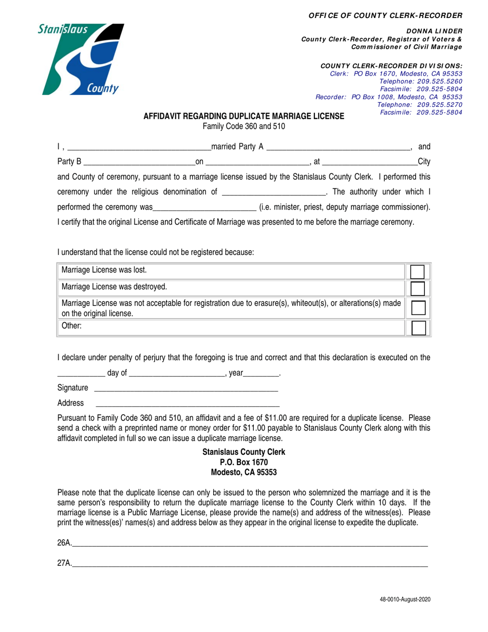 Form 48-0010 - Fill Out, Sign Online and Download Fillable PDF ...