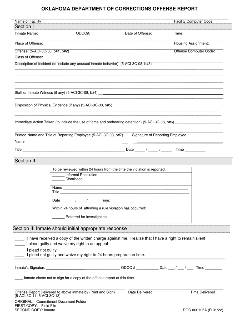 Form OP-060125A - Fill Out, Sign Online and Download Printable PDF ...