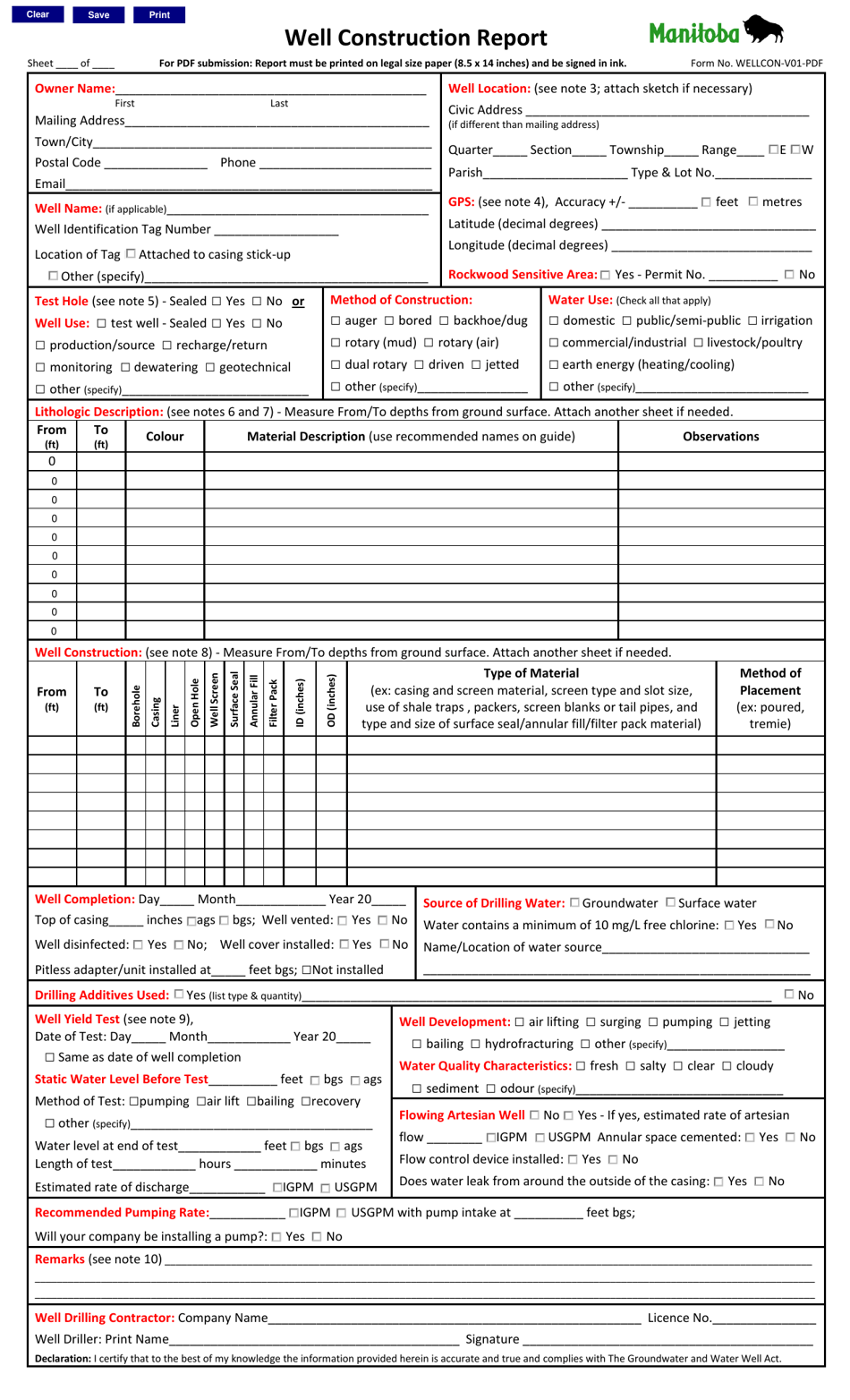 Form WELLCON-V01 - Fill Out, Sign Online and Download Fillable PDF ...