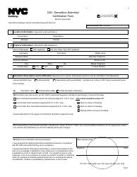 Form DS1 Download Fillable PDF or Fill Online Demolition Submittal ...